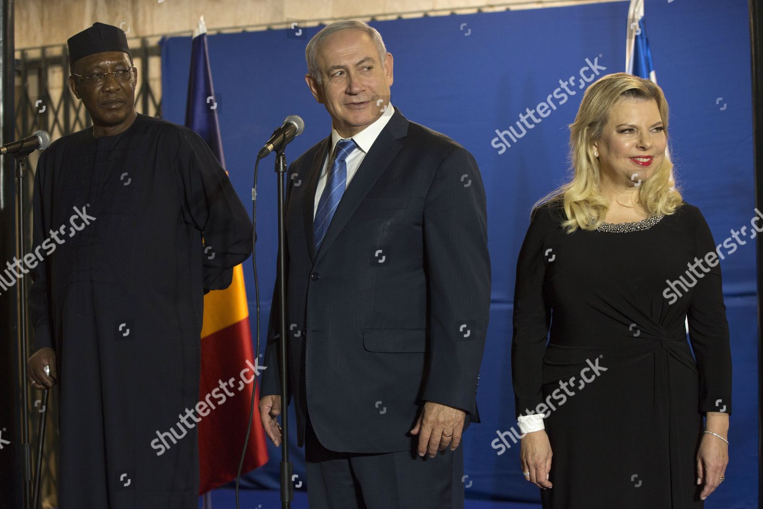 Republic Chad President Idriss Deby Israeli Editorial Stock Photo ...