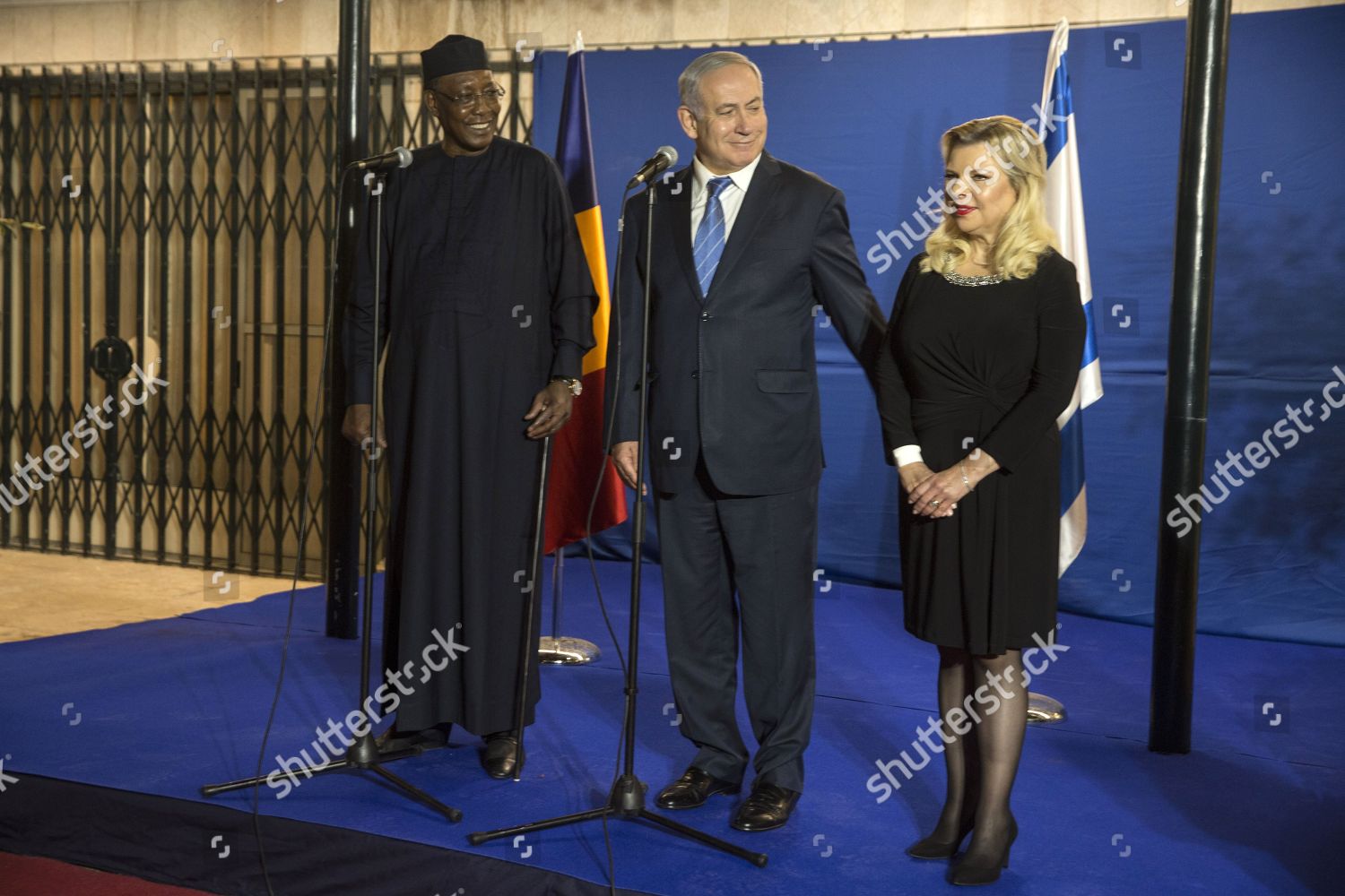 Republic Chad President Idriss Deby Israeli Editorial Stock Photo ...