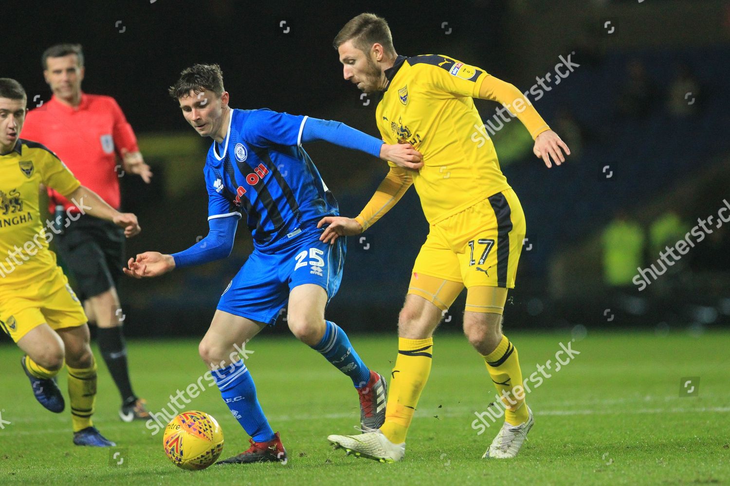 Dan Adshead Challenged During Efl Sky Editorial Stock Photo - Stock ...